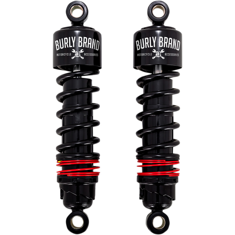 Burly Brand Slammer Plus Shocks - Black - FLH-BUR 1310-1966