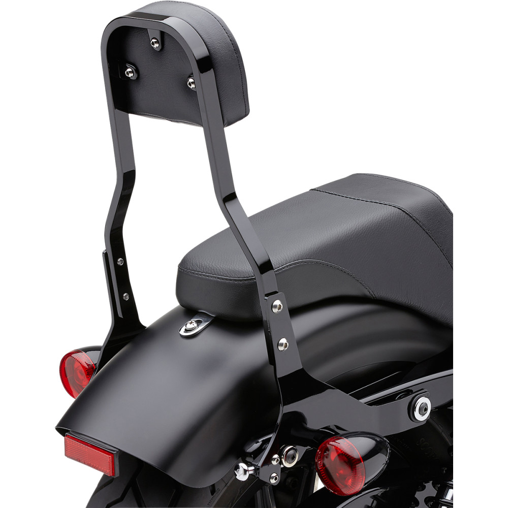 Cobra Detachable Backrest Kit - 14" - Sportster (Black) Shor