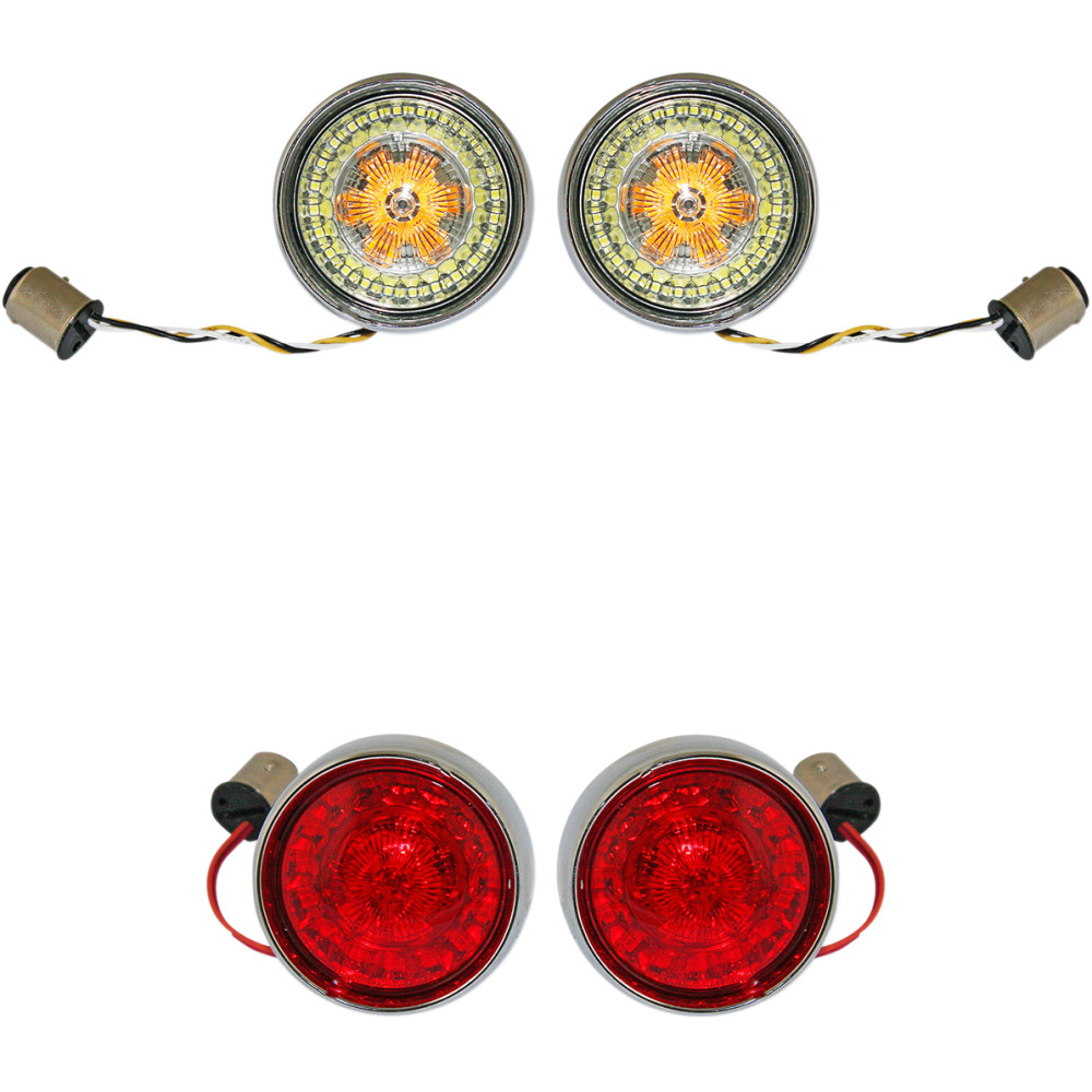 Custom Dynamics Full Bullet Turn Signal Conversion Kit - Chr