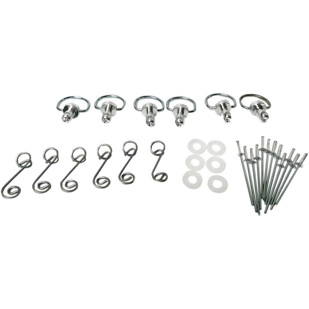 Cycle Performance D-Ring Kit - Silver Springs-CYP 0521-0195