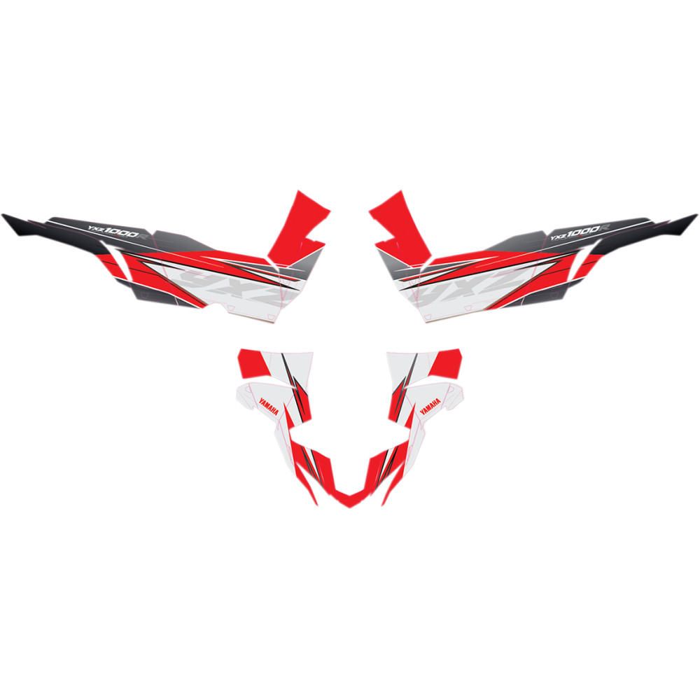 D'Cor Visuals Complete Graphics Kit - Red - 2-Door - Yamaha-