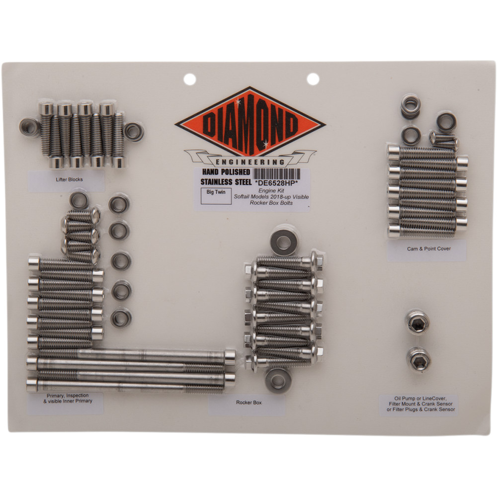 Diamond Engineering Bolt Kit Engine FLF/FXB 18+-DEN 2401-114
