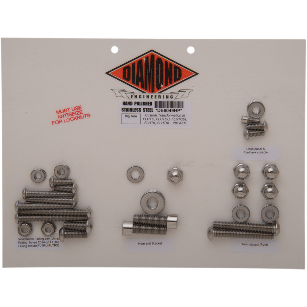 Diamond Engineering Bolt Kit Transformation Original Equipme