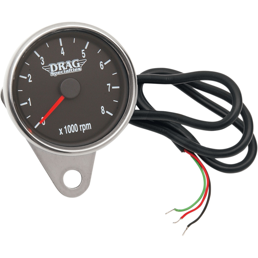 Drag Specialties 2.4" Mini Electronic Tachometer - Polished
