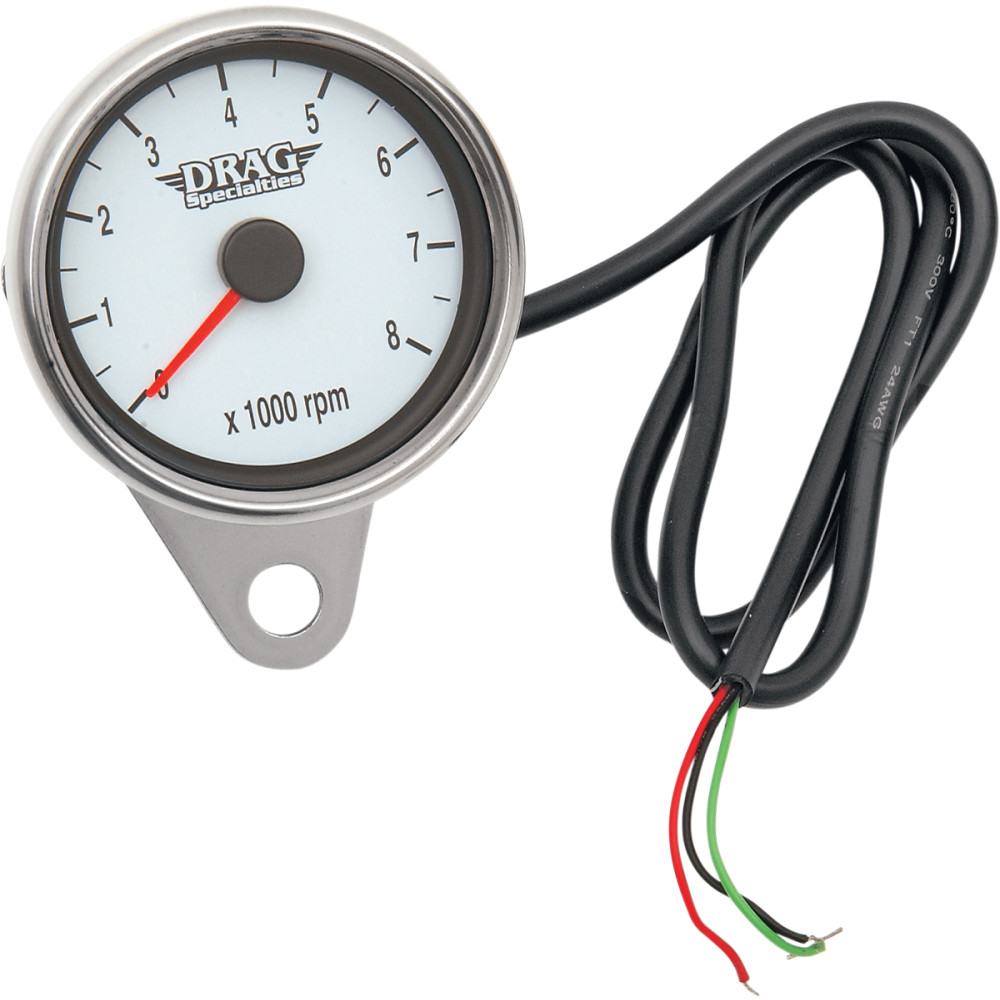 Drag Specialties 2.4" Mini Electronic Tachometer - Polished