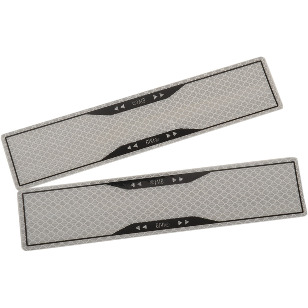 Givi Outback Reflective Stickers (Gray) Pair-GIV 3501-1279