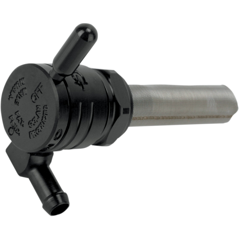 Golan Products Petcock - Black - 22mm - Backward-GLN 0705-01