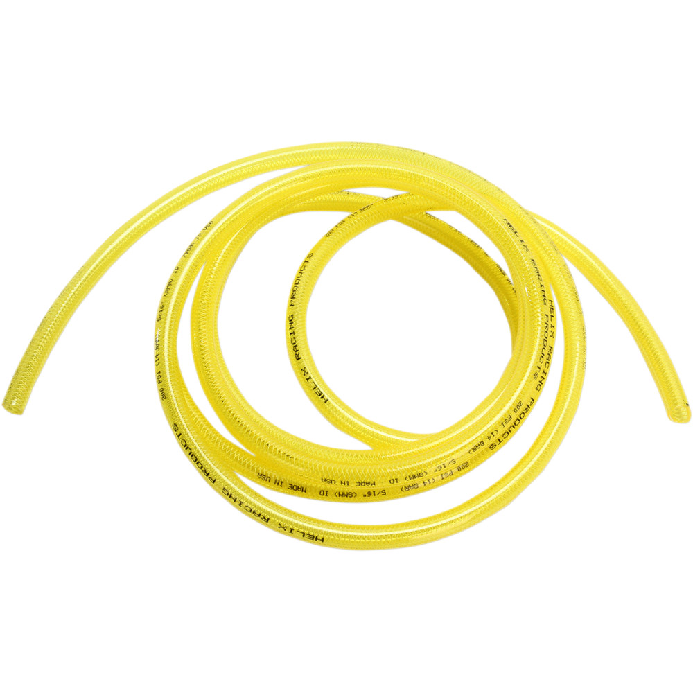 Helix High-Pressure Fuel Line - Yellow - 5/16" - 10'-HLX 070