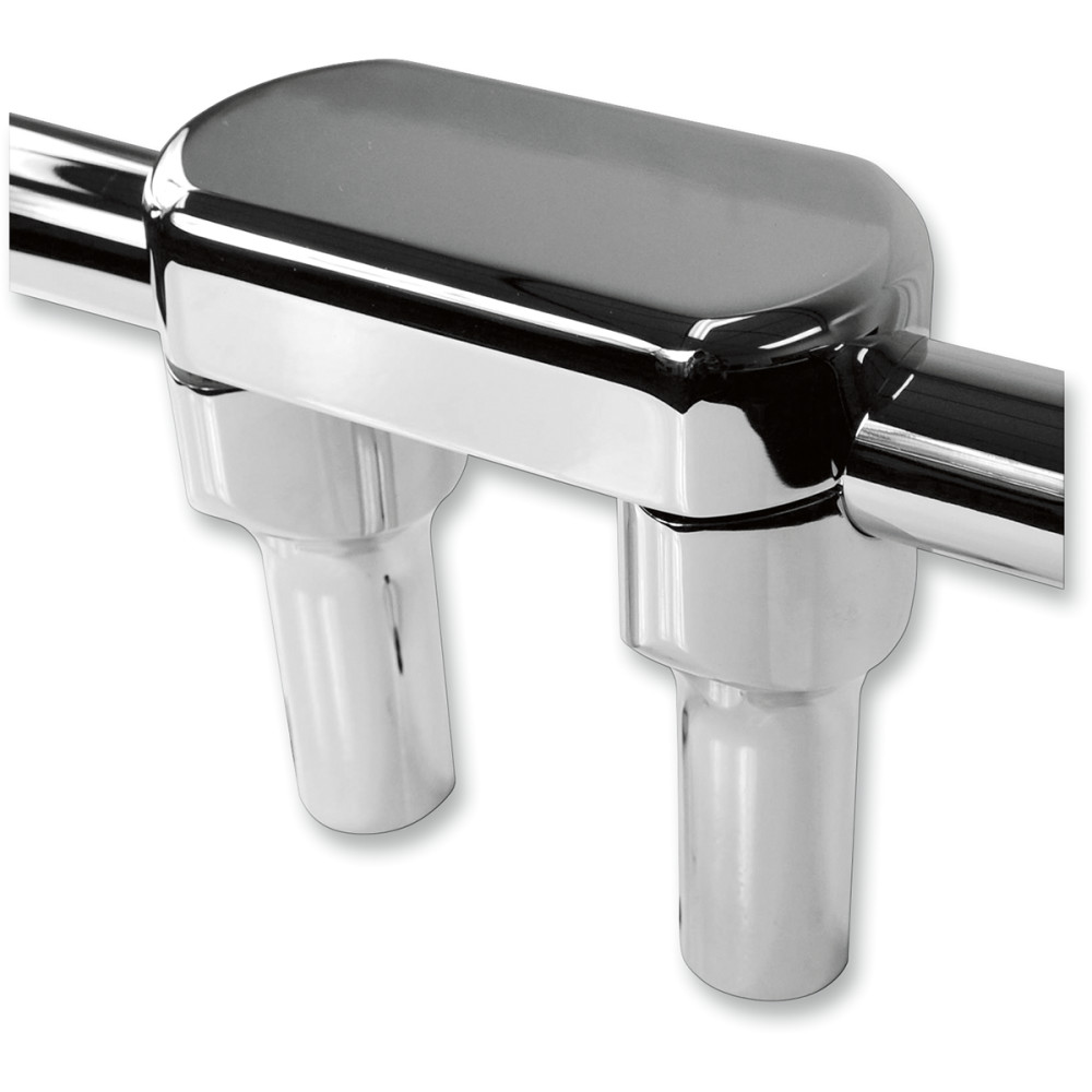 LA Choppers Chrome 4" Hefty Risers w/ Top-LAC 0602-0626