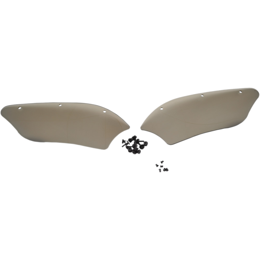 Memphis Shades Batwing Fairing Wind Deflectors (Black) Pair-