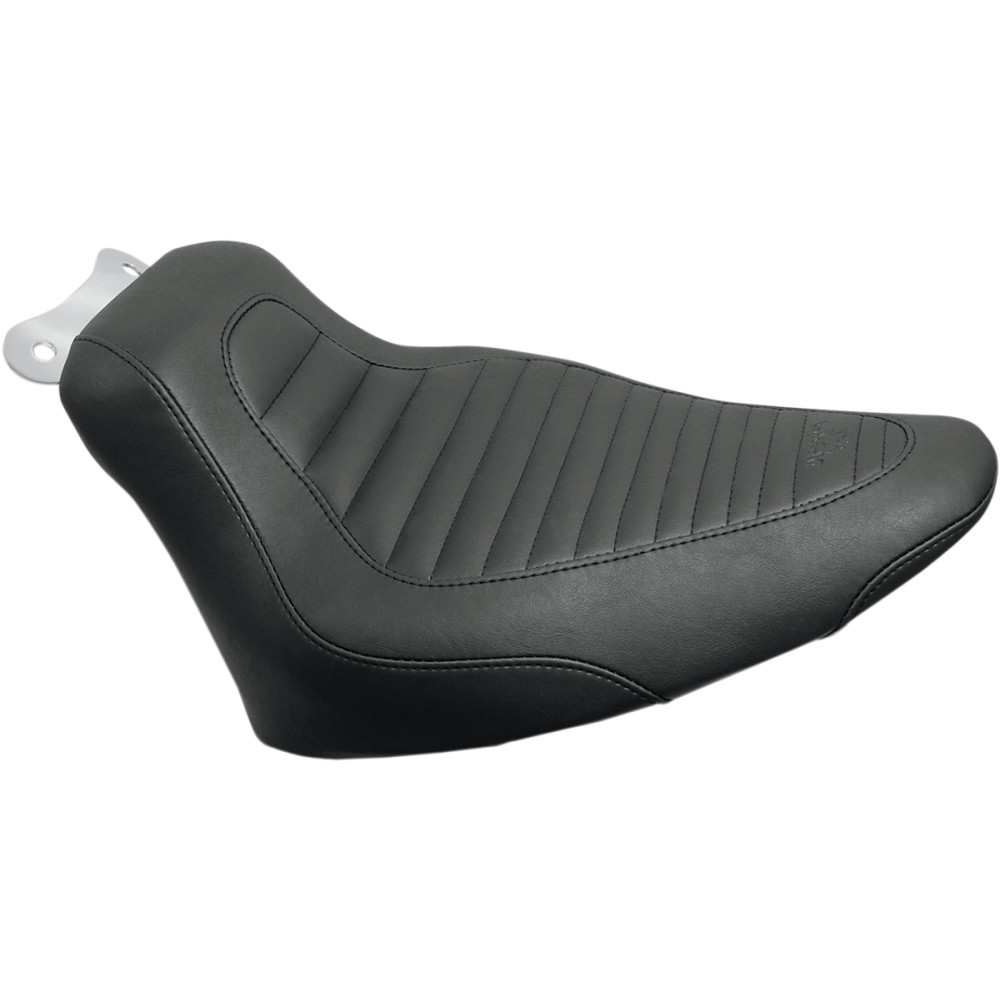 Mustang Tripper Solo Seat - Tuck and Roll - FXST (Black)-MSG