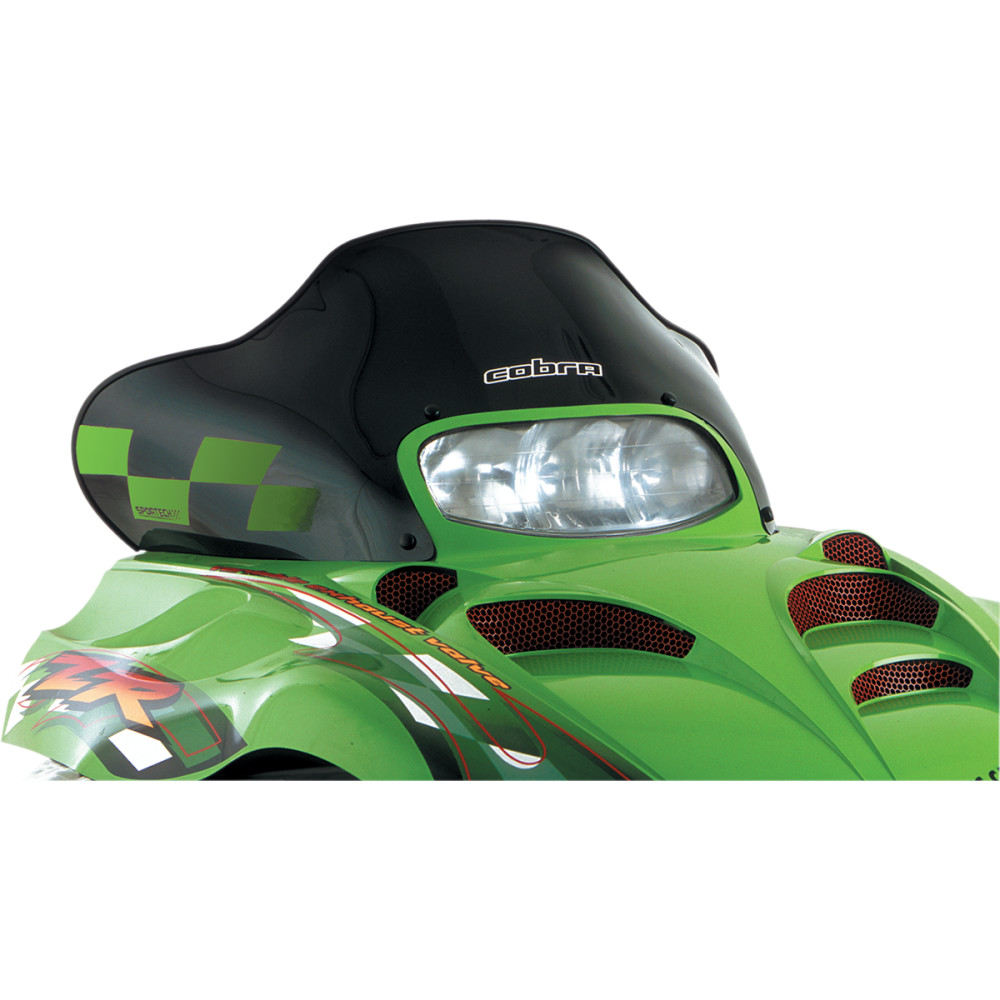 Powermadd Cobra Windshield - 13.75" - Arctic Cat (Green / Bl
