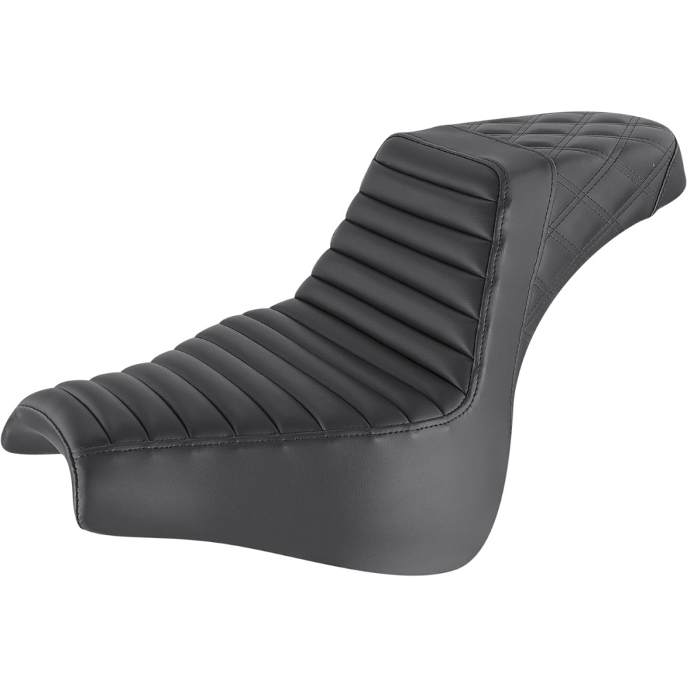 Saddlemen Step Up 2-Up Seat - Tuck and Roll/Lattice Stitched
