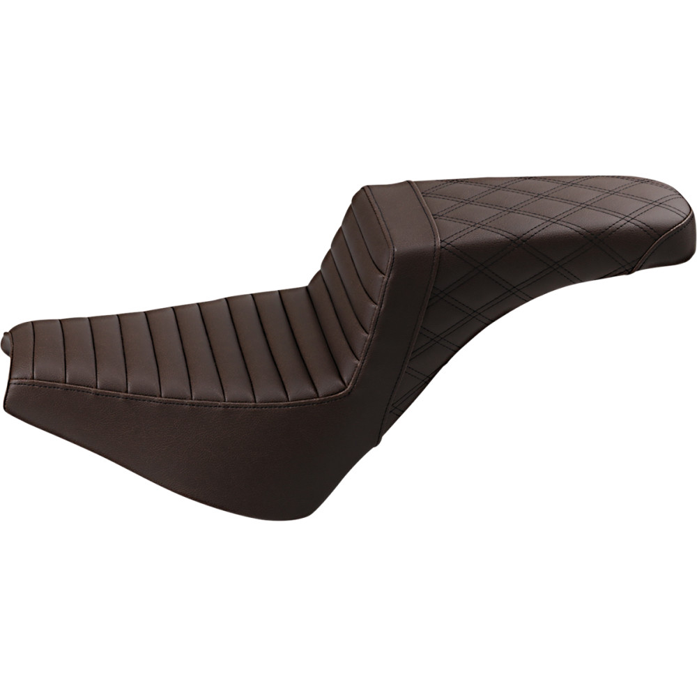 Saddlemen Step Up 2-Up Seat - Tuck and Roll/Lattice Stitched