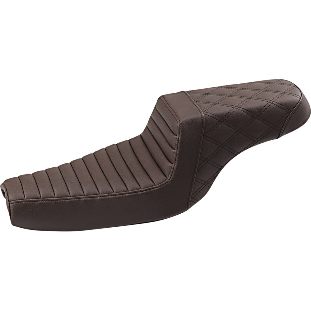 Saddlemen Step Up 2-Up Seat - Tuck and Roll/Lattice Stitched