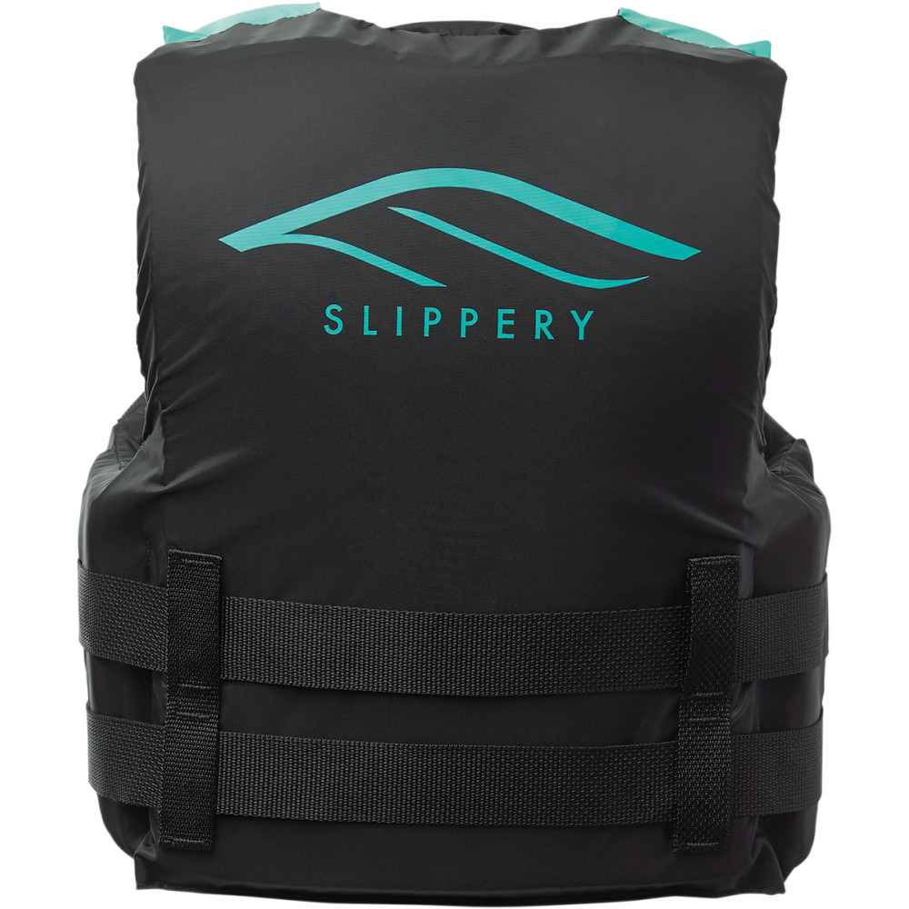 Slippery Hydro Nylon PFD Life Vest (Black / Mint)-SLP 3241-0